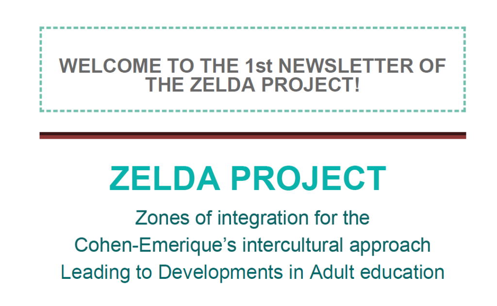 1st Newsletter of the ZELDA project - Training 4 Interculturality